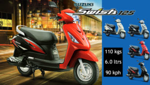 Suzuki Swish Review - Prices, Mileage, Specifications